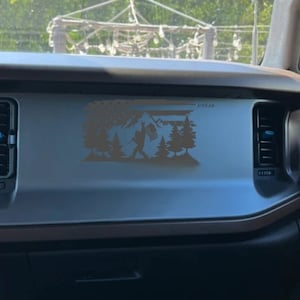 Vinyl Mountain Sasquatch Flag Dash Vinyl Decal for Dash - Etsy