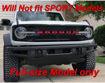 Ford Bronco Vinyl Letters - Etsy