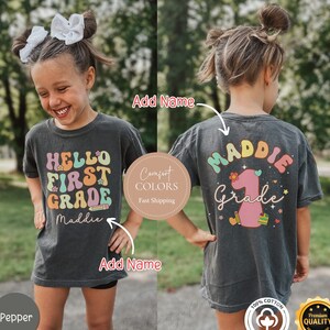 Custom First Grade Outfit, in My 1st Grade Era Gift for Kids First Day ...