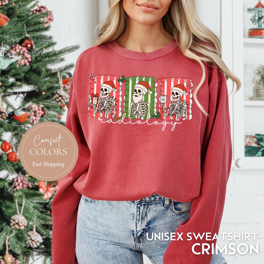 Radiology Christmas Sweatshirt Christmas Xray Tech Tshirt Christmas ...