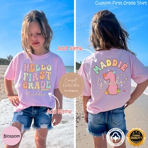Custom First Grade Outfit, in My 1st Grade Era Gift for Kids First Day ...