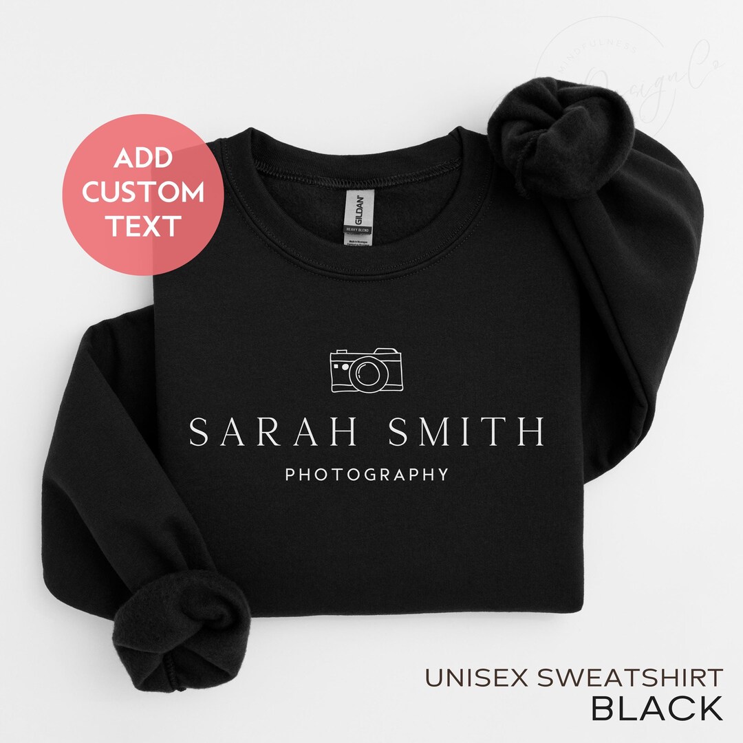 Custom Photographer Sweater Personalized Photography Name Shirt ...