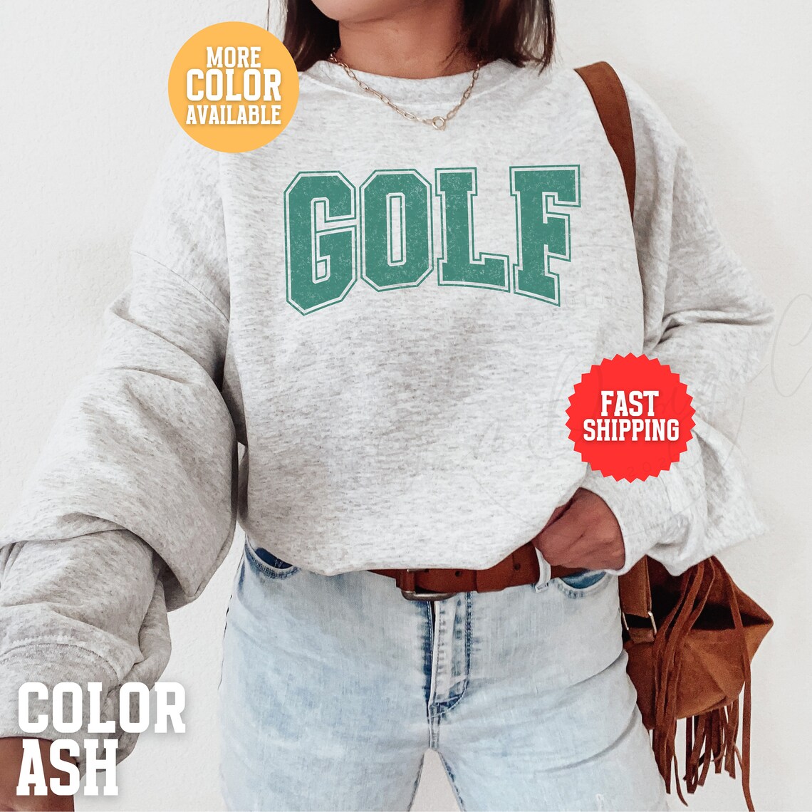 Golf Sweatshirt,unisex Golf Sweater,golf Party Sweater,women's Golf ...
