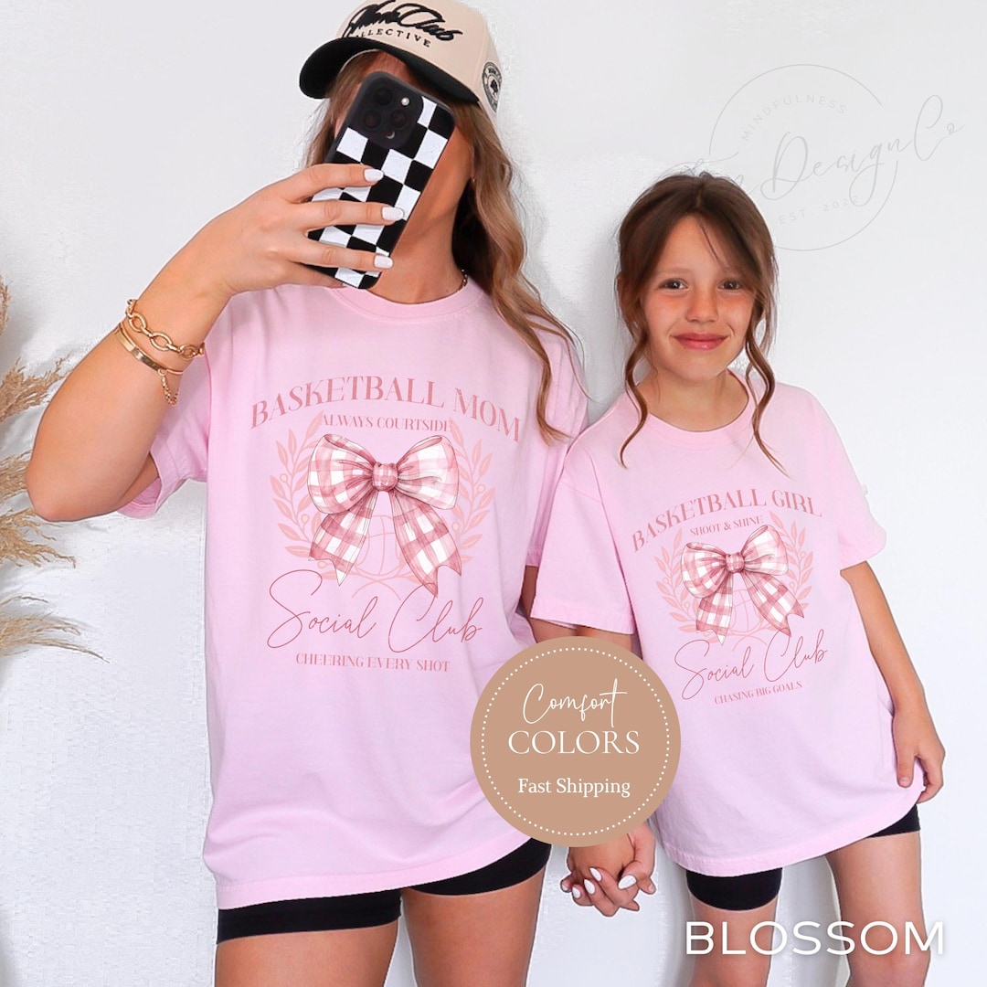 Basketball Mom Gameday Shirt Courtside Social Club Basketball Girl ...
