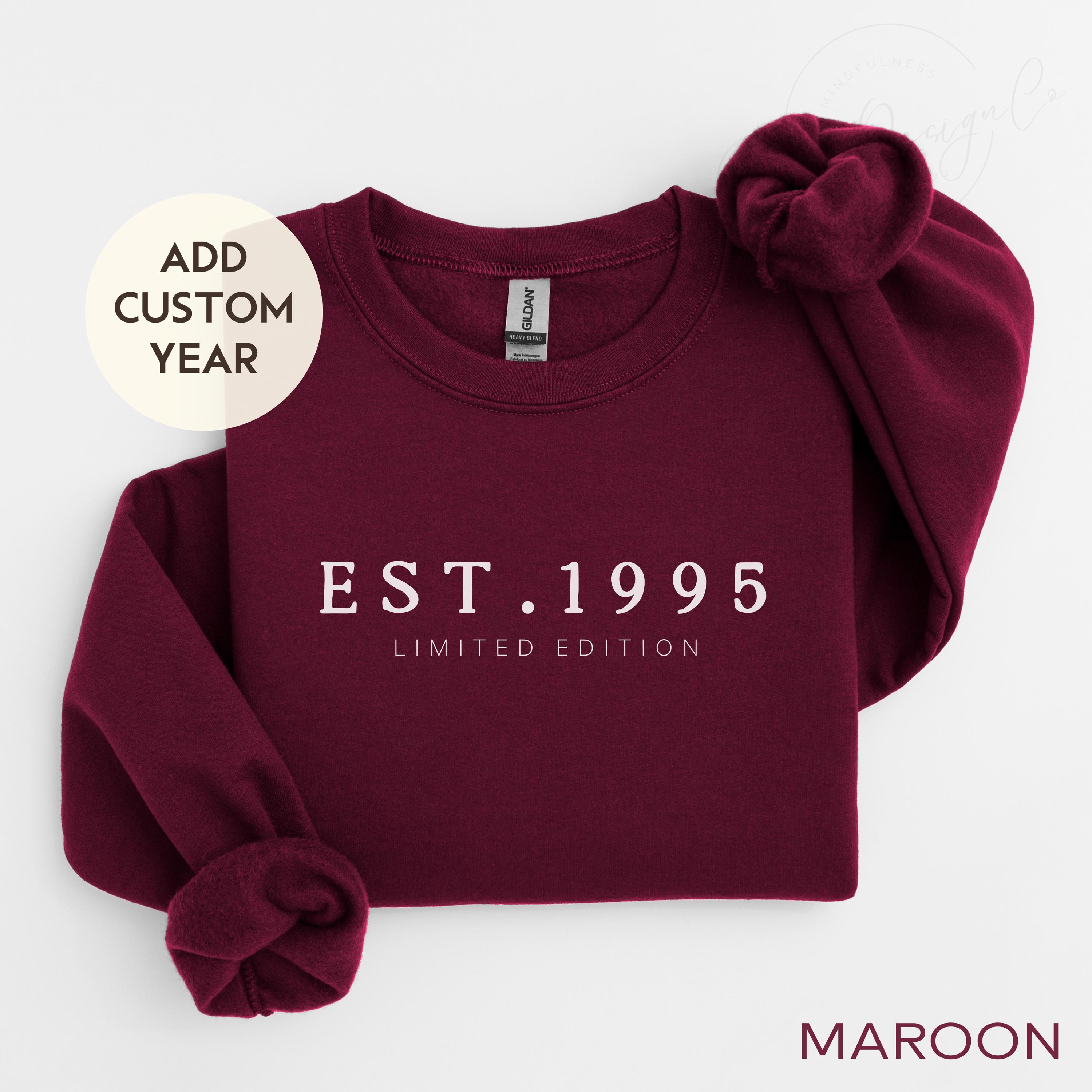 Est 1995 Sweatshirt 1995 Limited Edition Crewneck 1995 Vintage Shirt ...