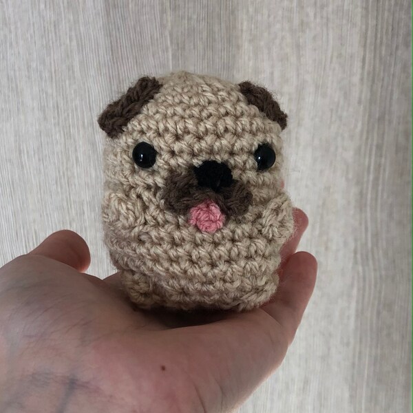 Crochet Pug - Etsy