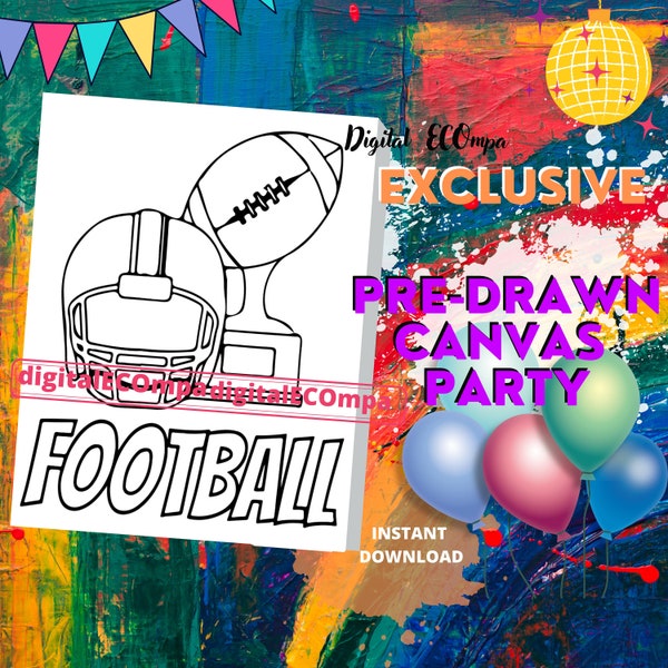 Paint Football - Etsy