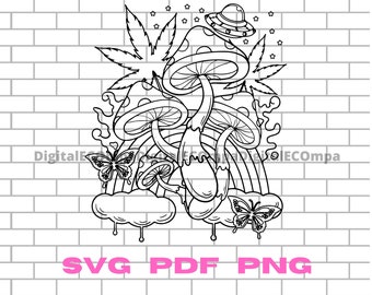 Trippy Vector Svg - Etsy