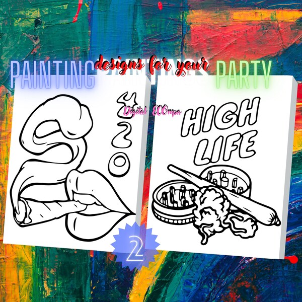 420 Canvas Painting - Etsy