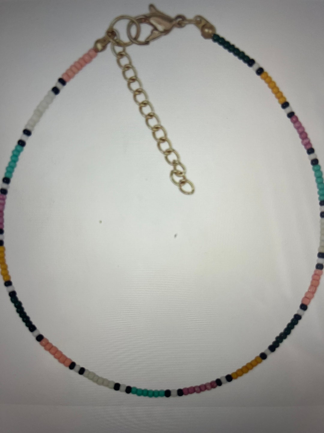 Baja Seed Bead Multicolor Anklet, Body Jewelry, Gift for Her - Etsy