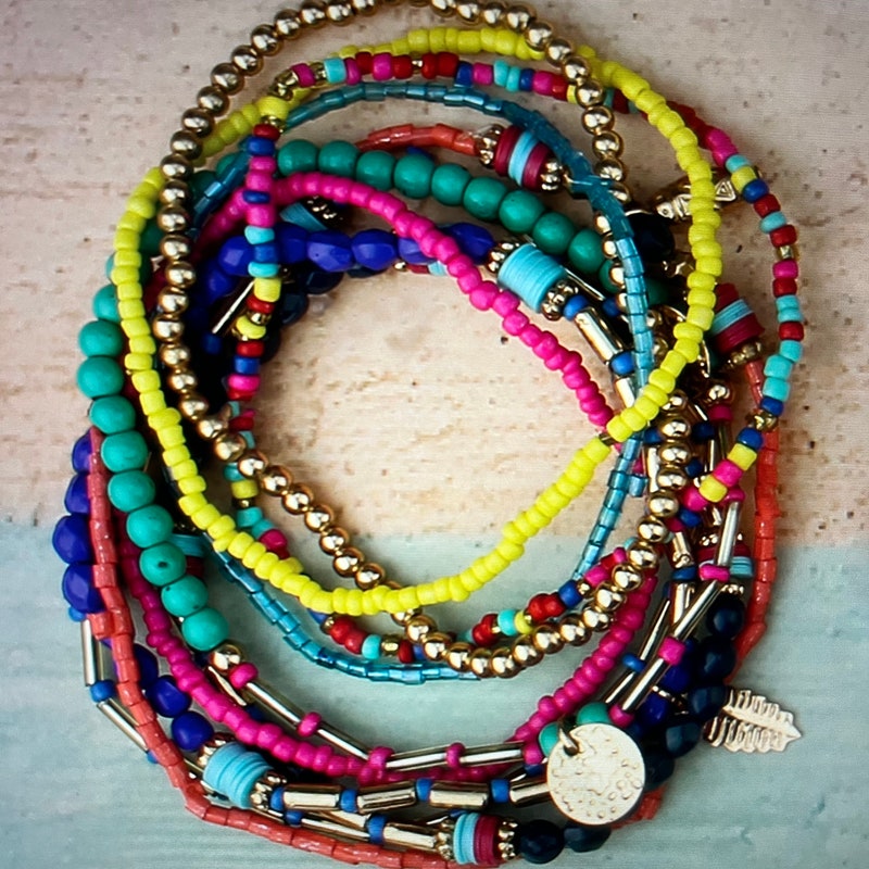 Boho Stack Bracelets - Etsy