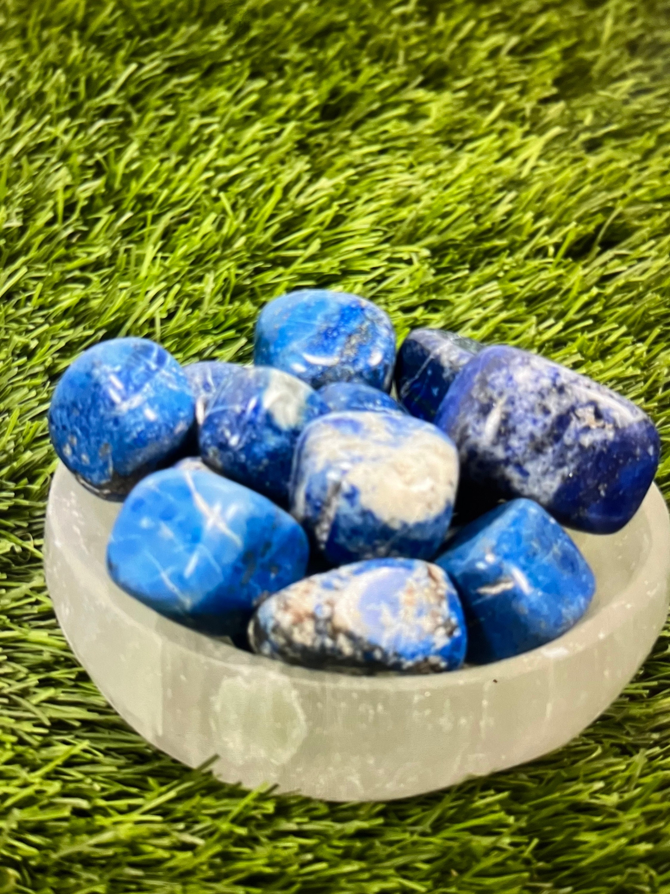 Lapis Lazuli Tumbled Stones - Etsy