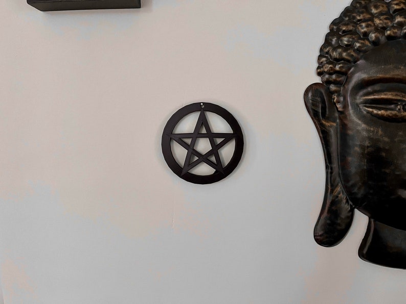 3D Printed Pentagram/pentacle Wall Art Home Decor - Etsy