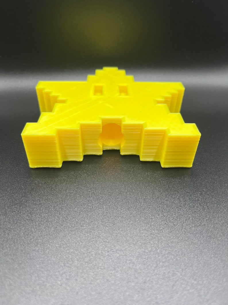 Super Mario Pixel Power-up Star Christmas Tree Topper - Etsy