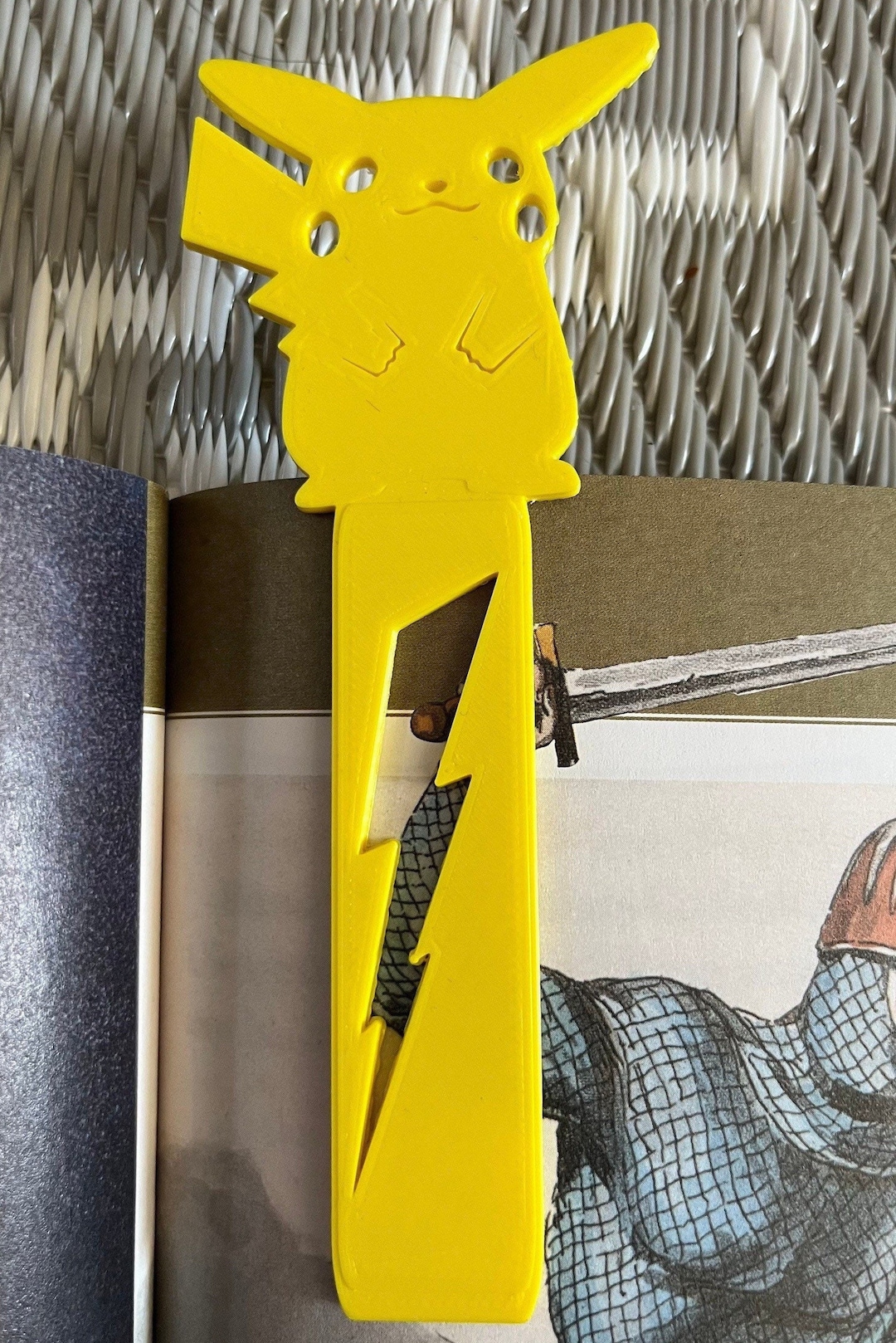 3D Printed Unofficial Pokemon Pikachu Bookmark | Accessories | Reading ...