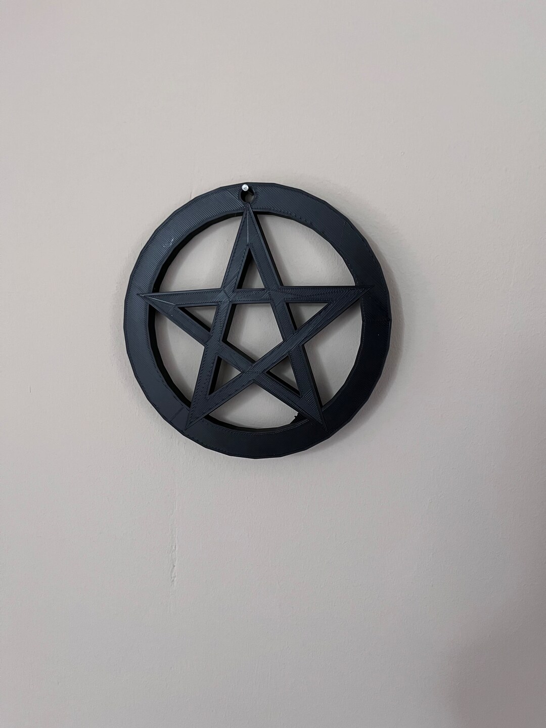 3D Printed Pentagram/pentacle Wall Art Home Decor - Etsy