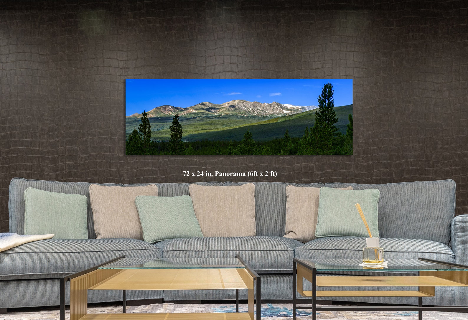 Mt. Massive Panoramic Canvas Print: Leadville Colorado Landscape - Etsy