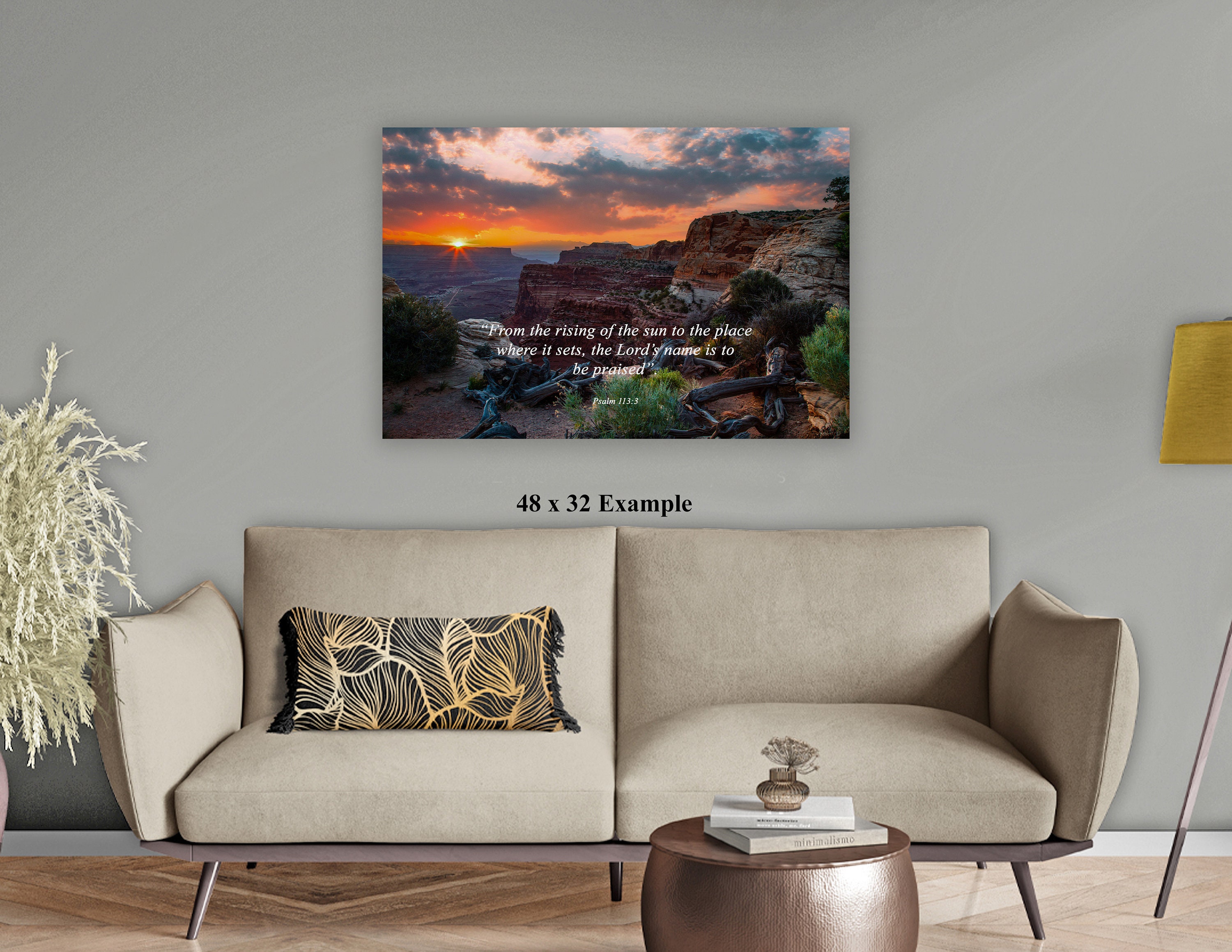 Bible Verse Wall Art, Christian Wall Art, Religious Gifts ...