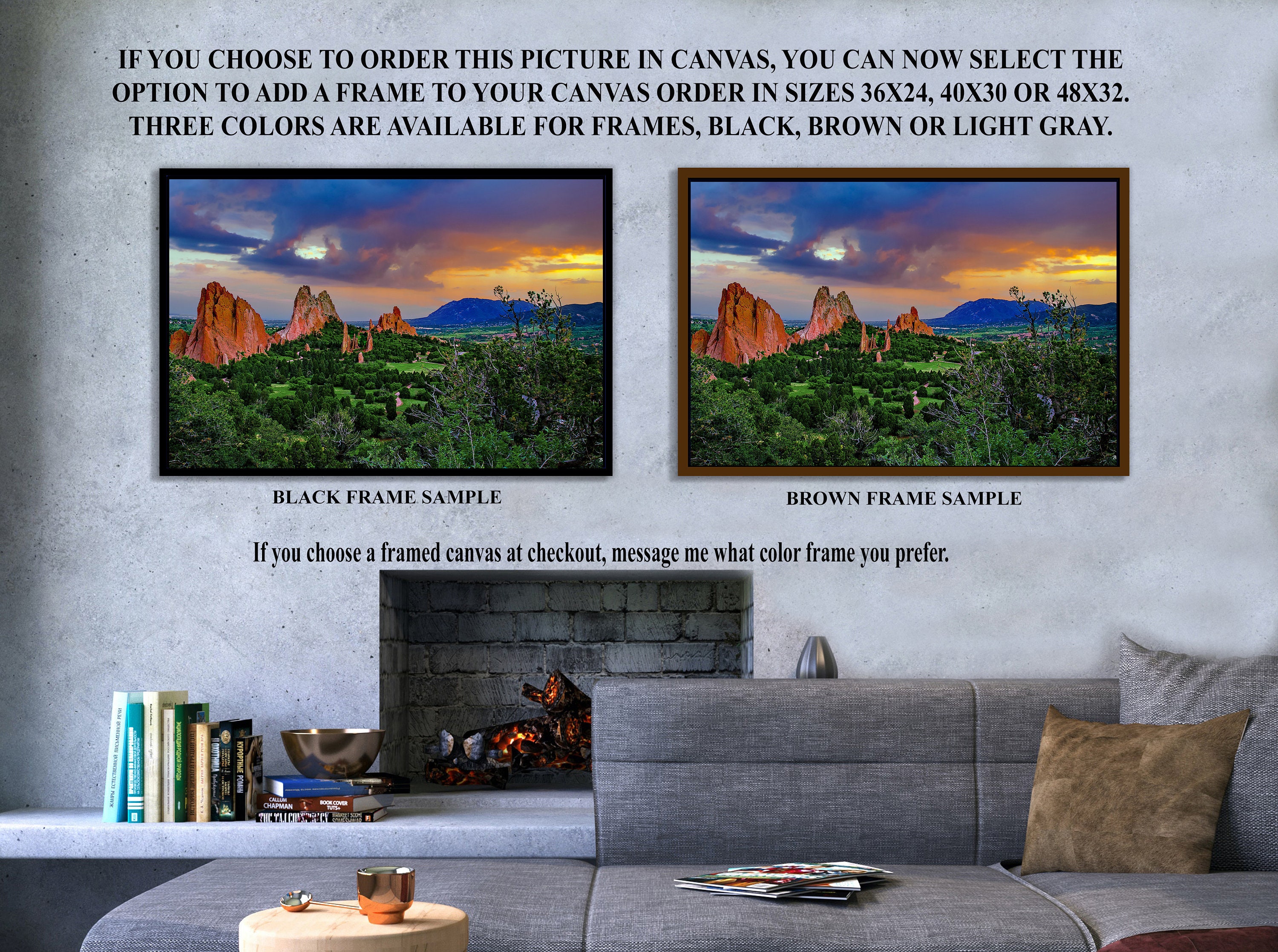 Garden of the God's Landscape, Garden of the God's Sunset Picture on ...