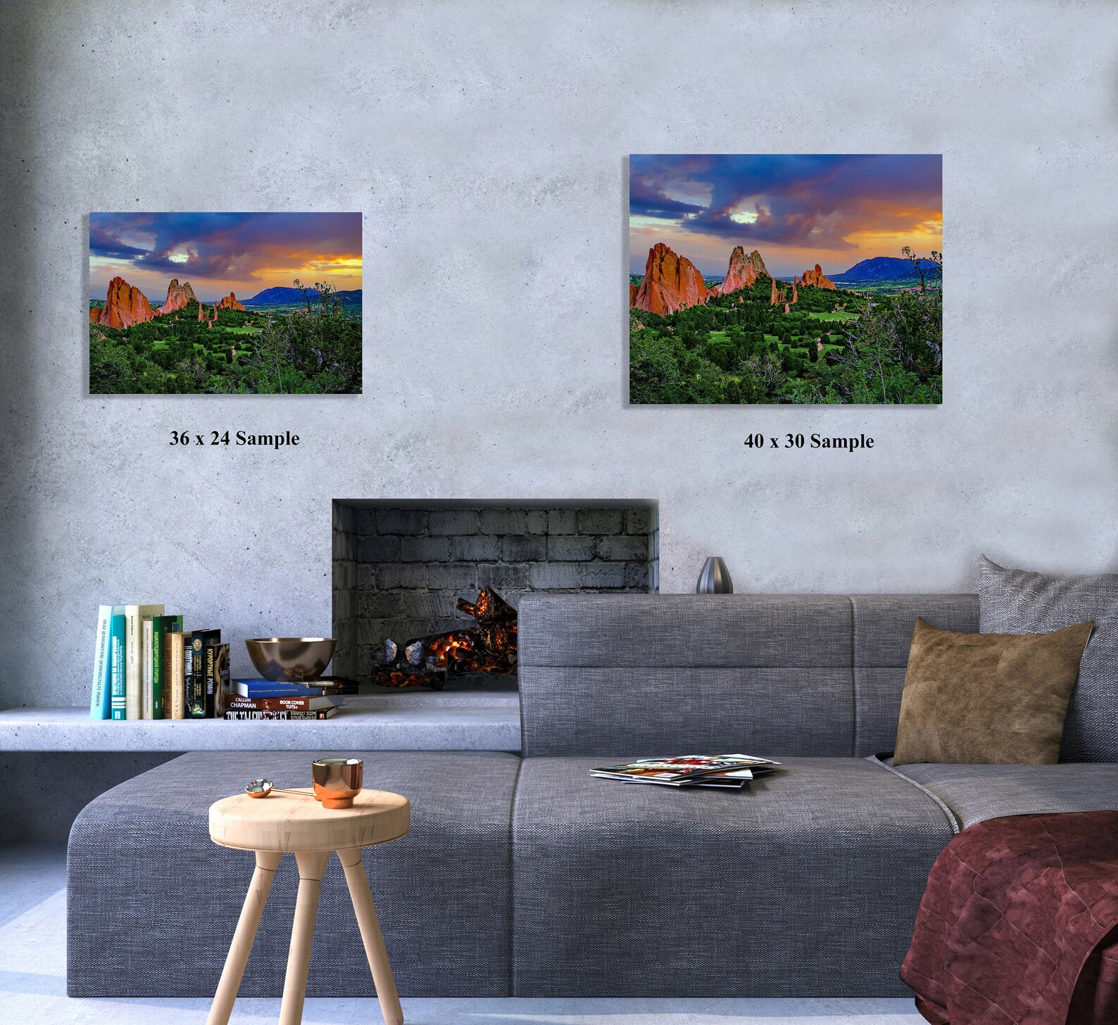 Garden of the God's Landscape, Garden of the God's Sunset Picture on ...