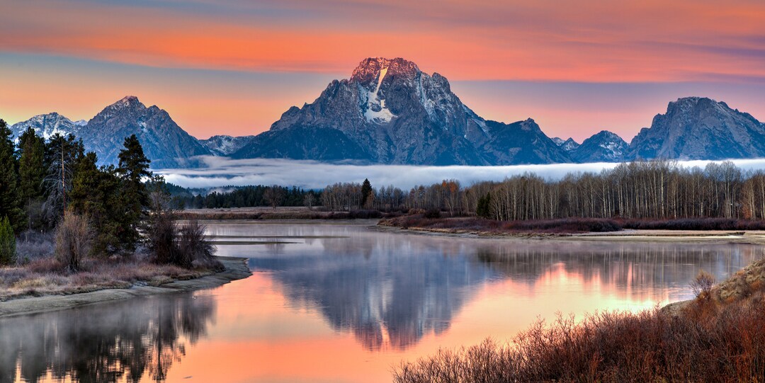 Oxbow Bend Sunrise Print: Grand Teton National Park Photography - Etsy