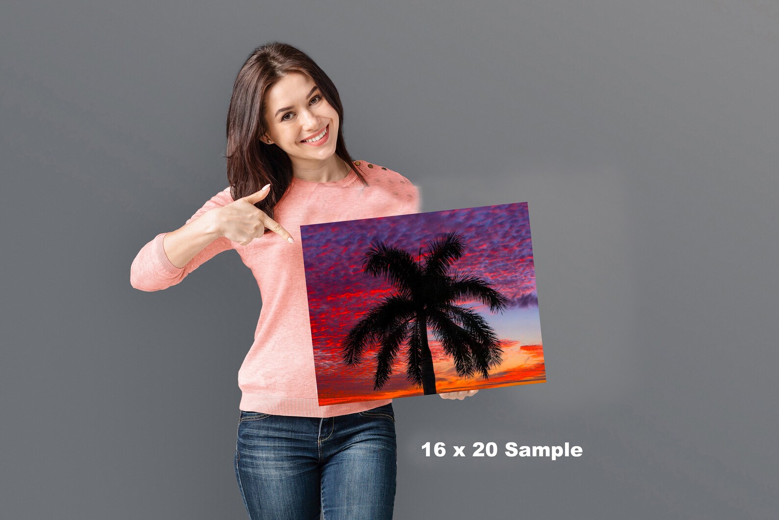 Palm Tree Sunset Picture, Florida Sunset Print, Palm Tree Sunset Photo ...