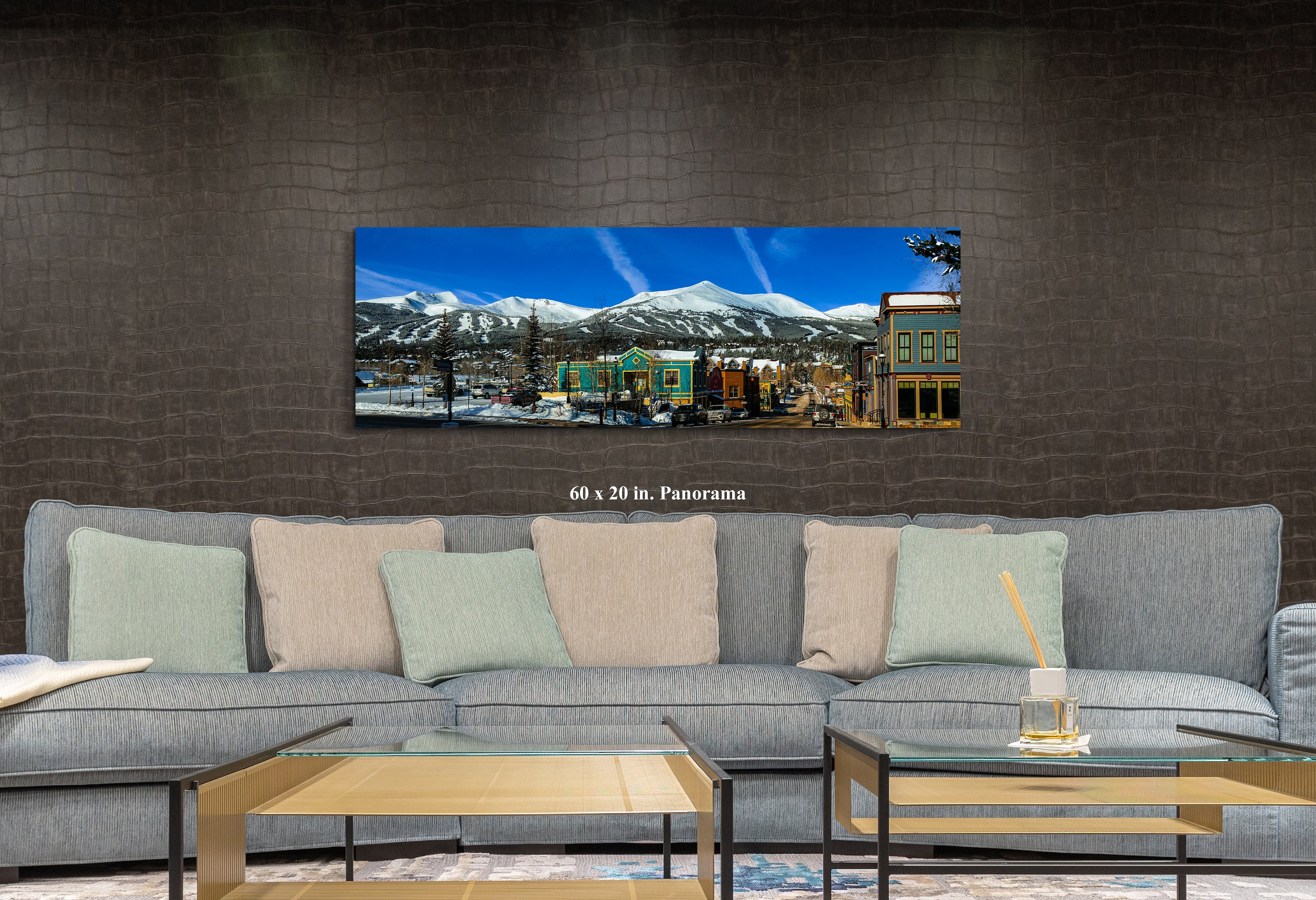 Breckenridge Colorado Panorama Print: Ski Resort Town Wall Art - Etsy