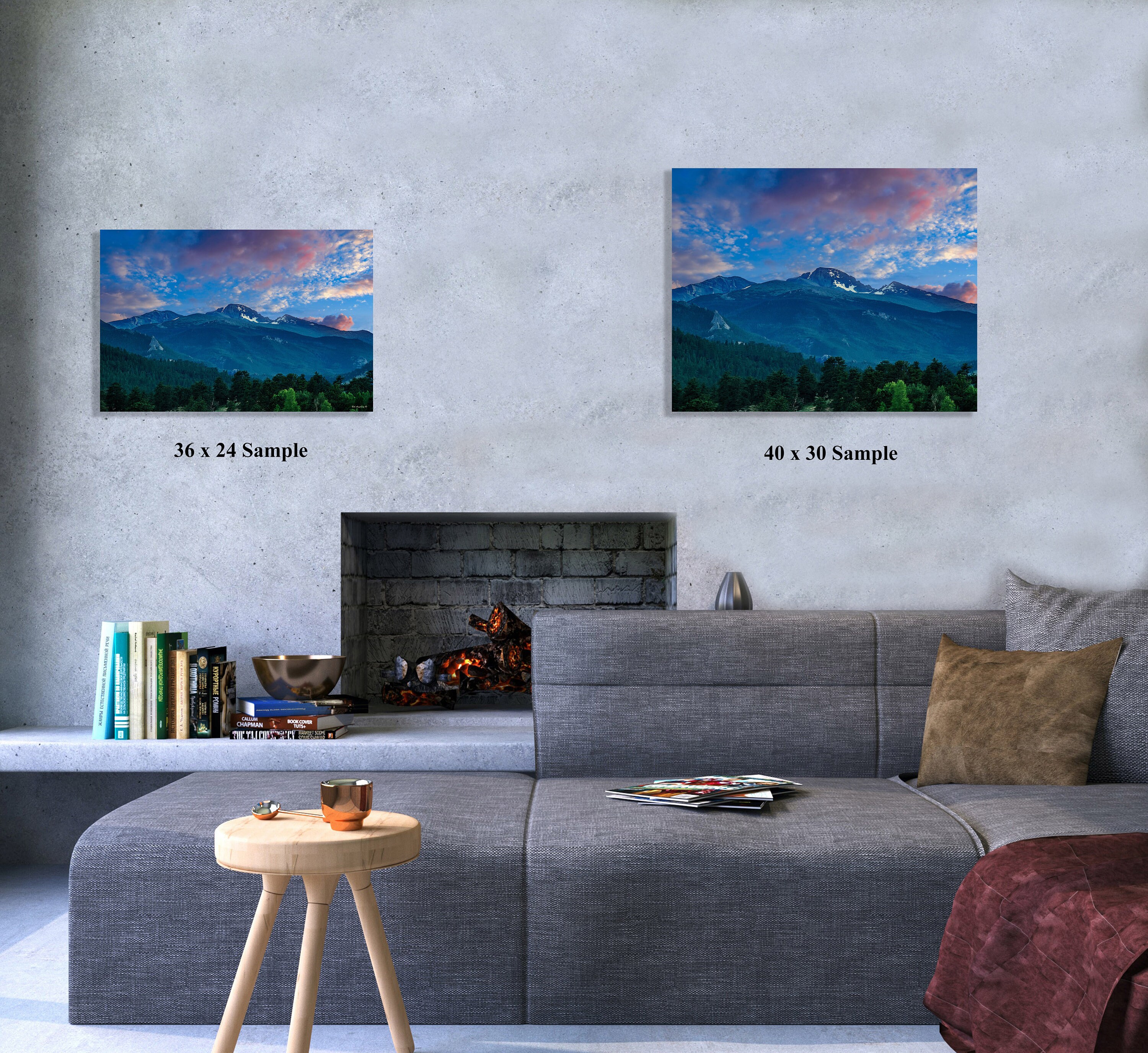 Longs Peak Sunset Landscape, Colorado Photography, Colorado Wall Art ...
