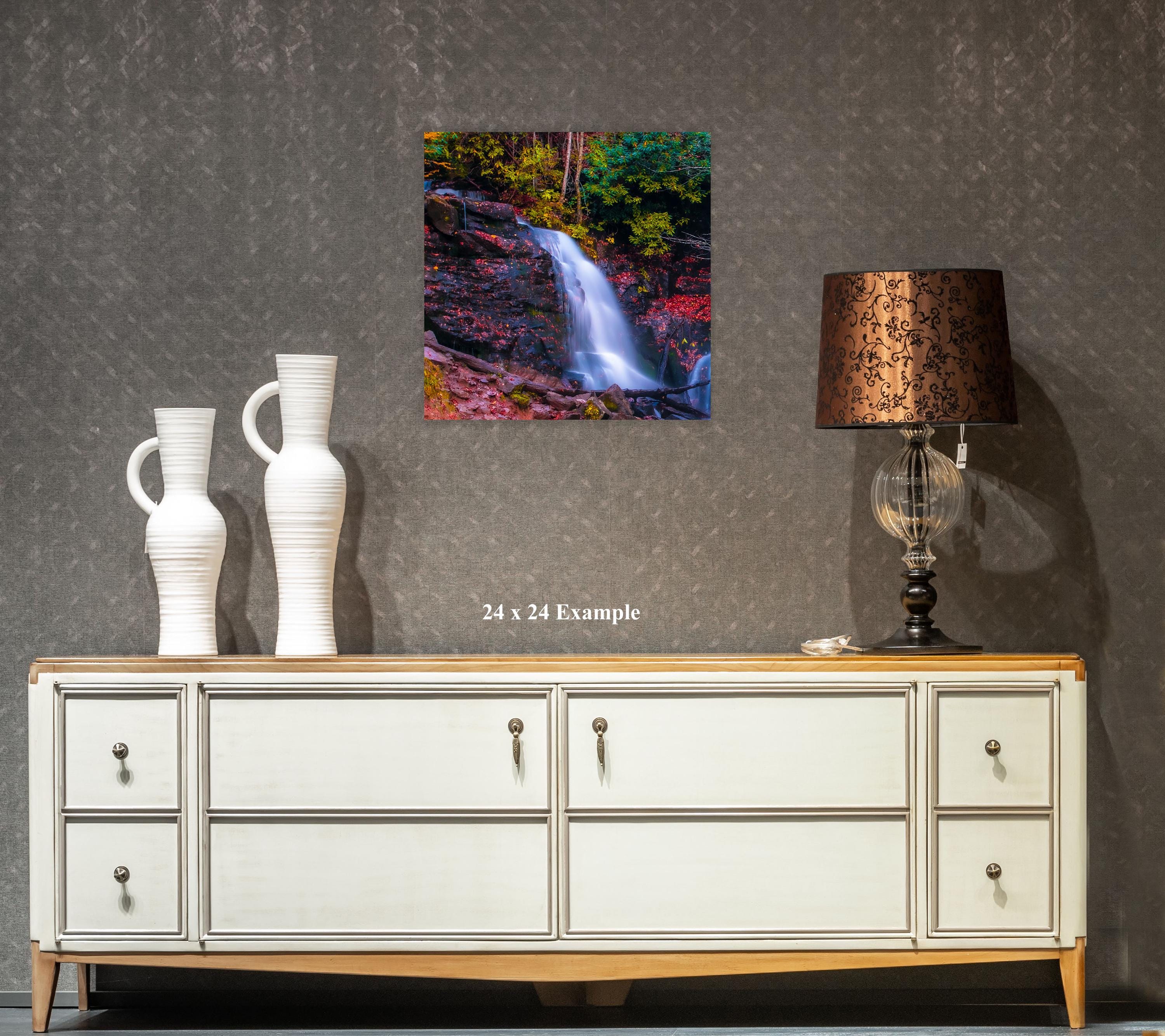 Soco Falls Autumn Print: Maggie Valley, North Carolina Waterfall Art - Etsy
