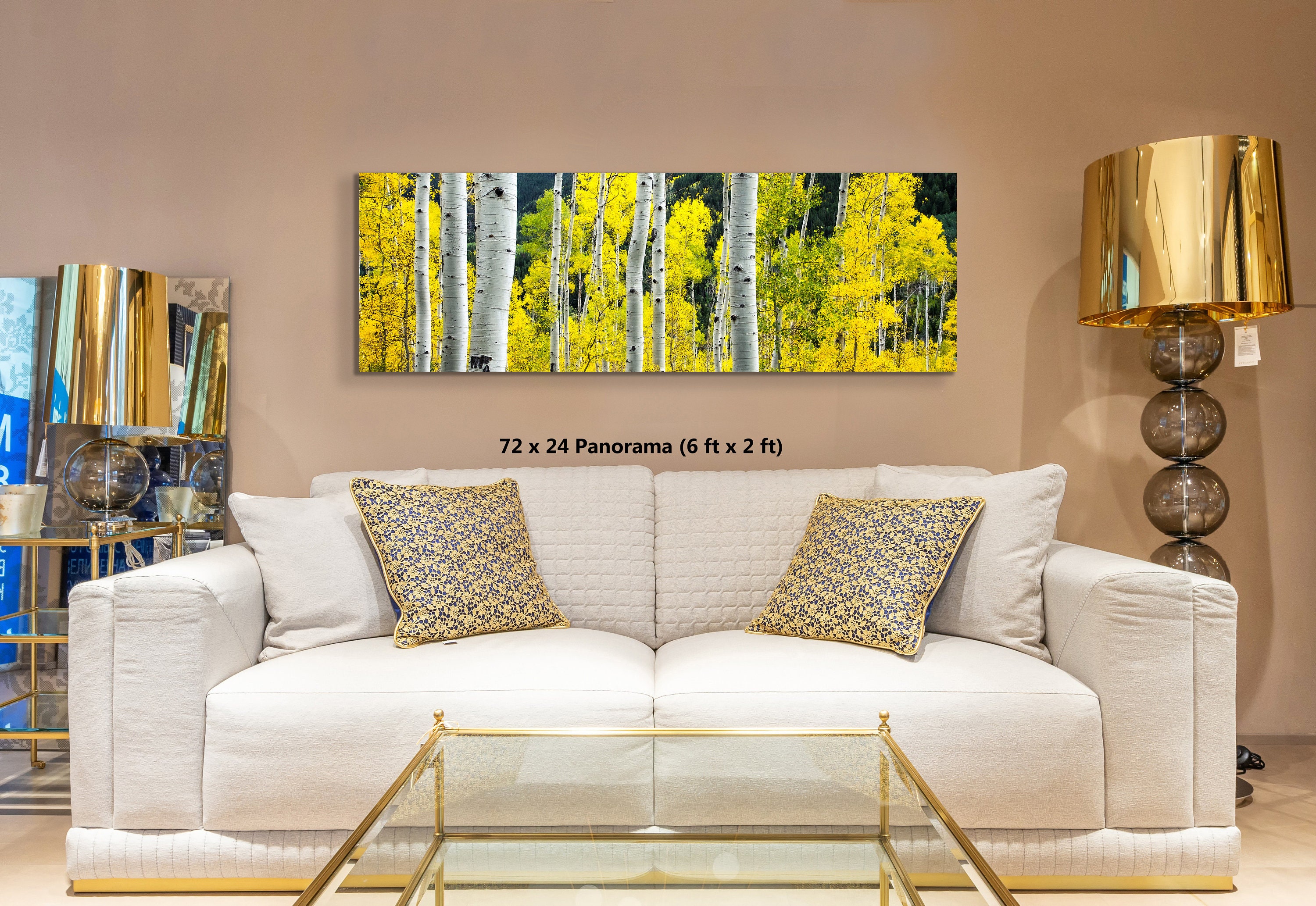 Aspen Tree Wall Art, Aspen Trees, Forest Wall Art, Birth Tree Wall Art ...