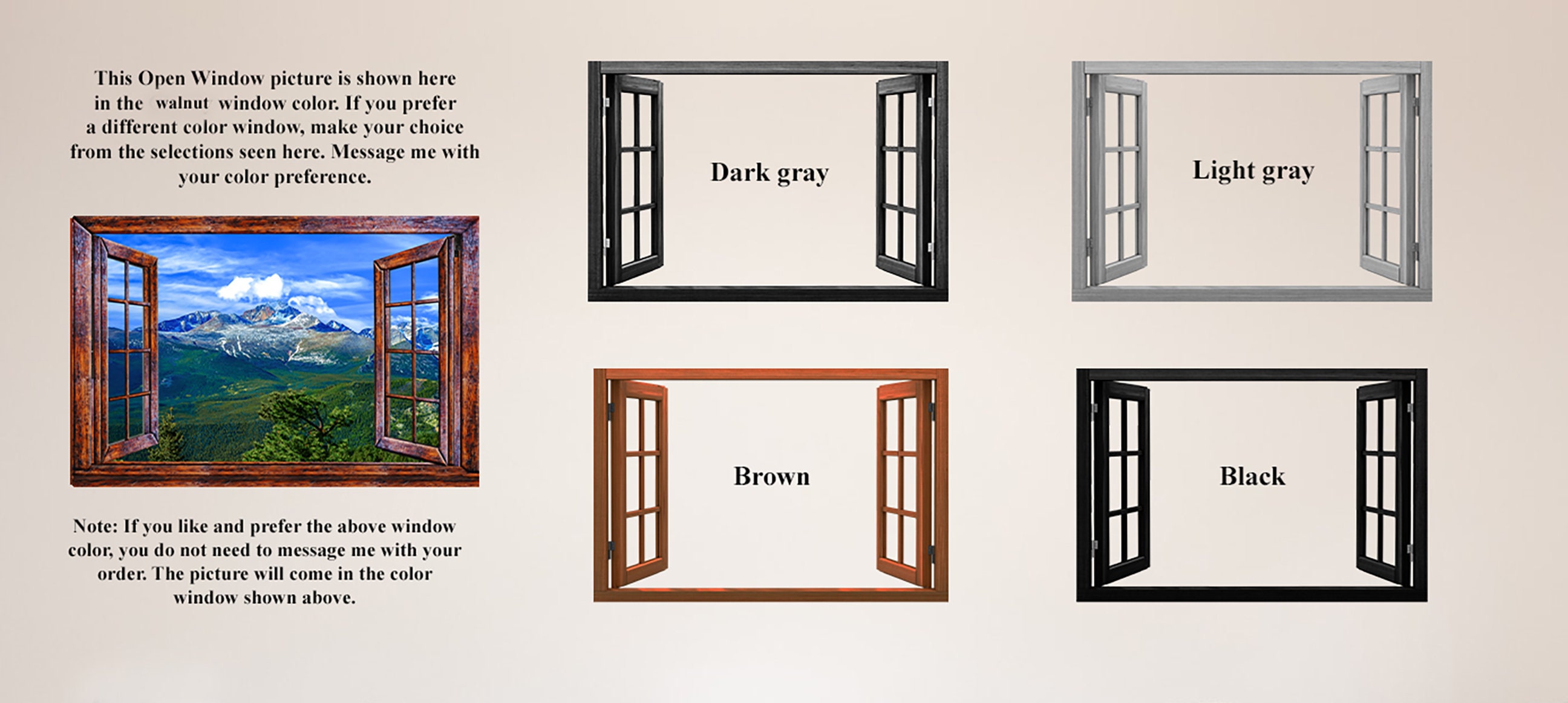 Open Window Art of Rocky Mountain National Park, Longs Peak Picture ...