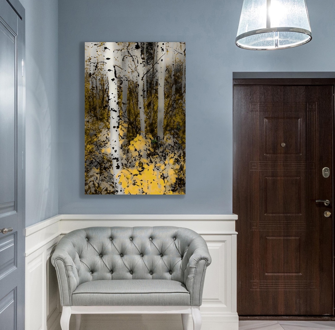 Fall Aspen Tree Canvas Print: Rocky Mountain Wall Art - Etsy