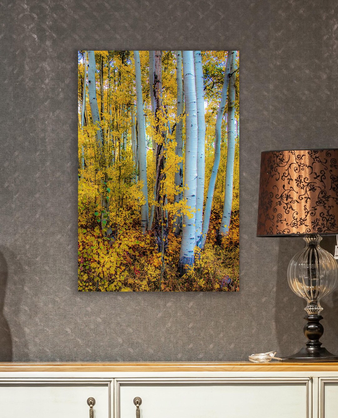 Autumn Aspen Tree Canvas Art: Colorado Fall Landscape Photography - Etsy