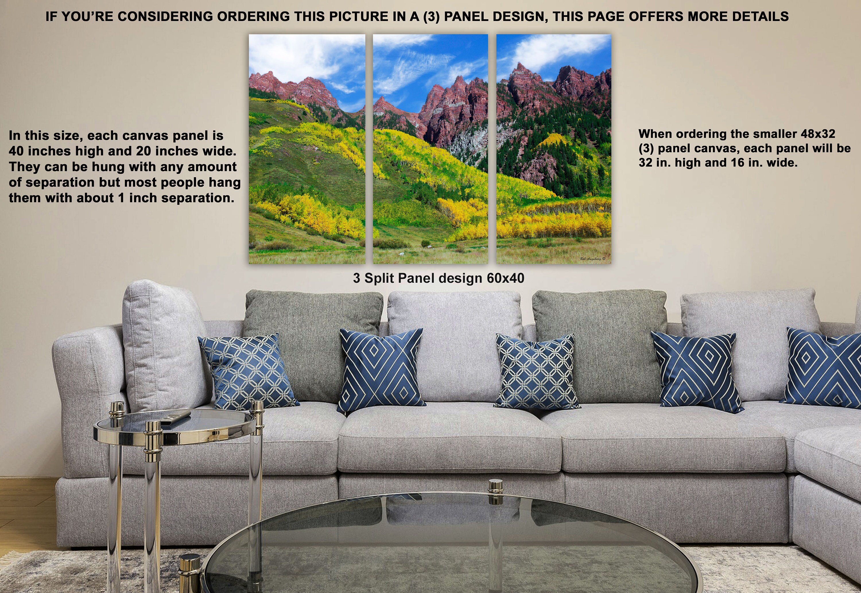 Rocky Mountains With Autumn Colors, Colorado Wall Art, Aspen Colorado ...