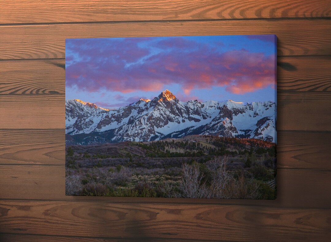 Telluride Sunset Print: Colorado Rocky Mountain Landscape Art - Etsy