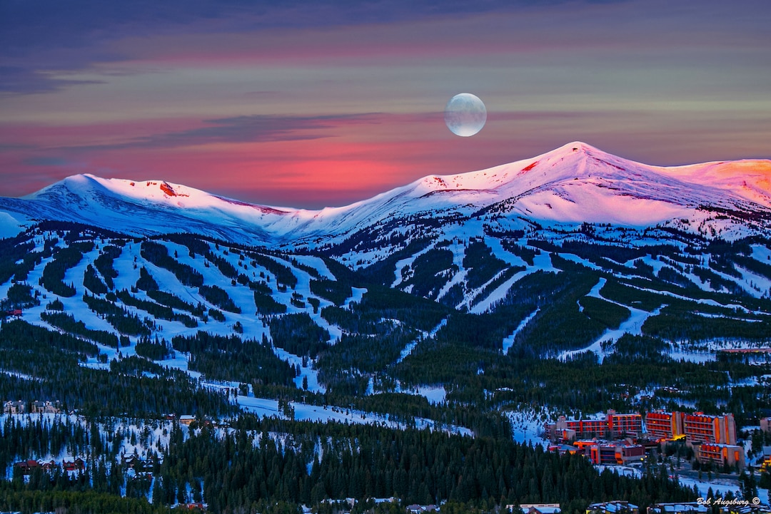 Breckenridge Colorado Sunrise Picture, Breckenridge Wall Art ...