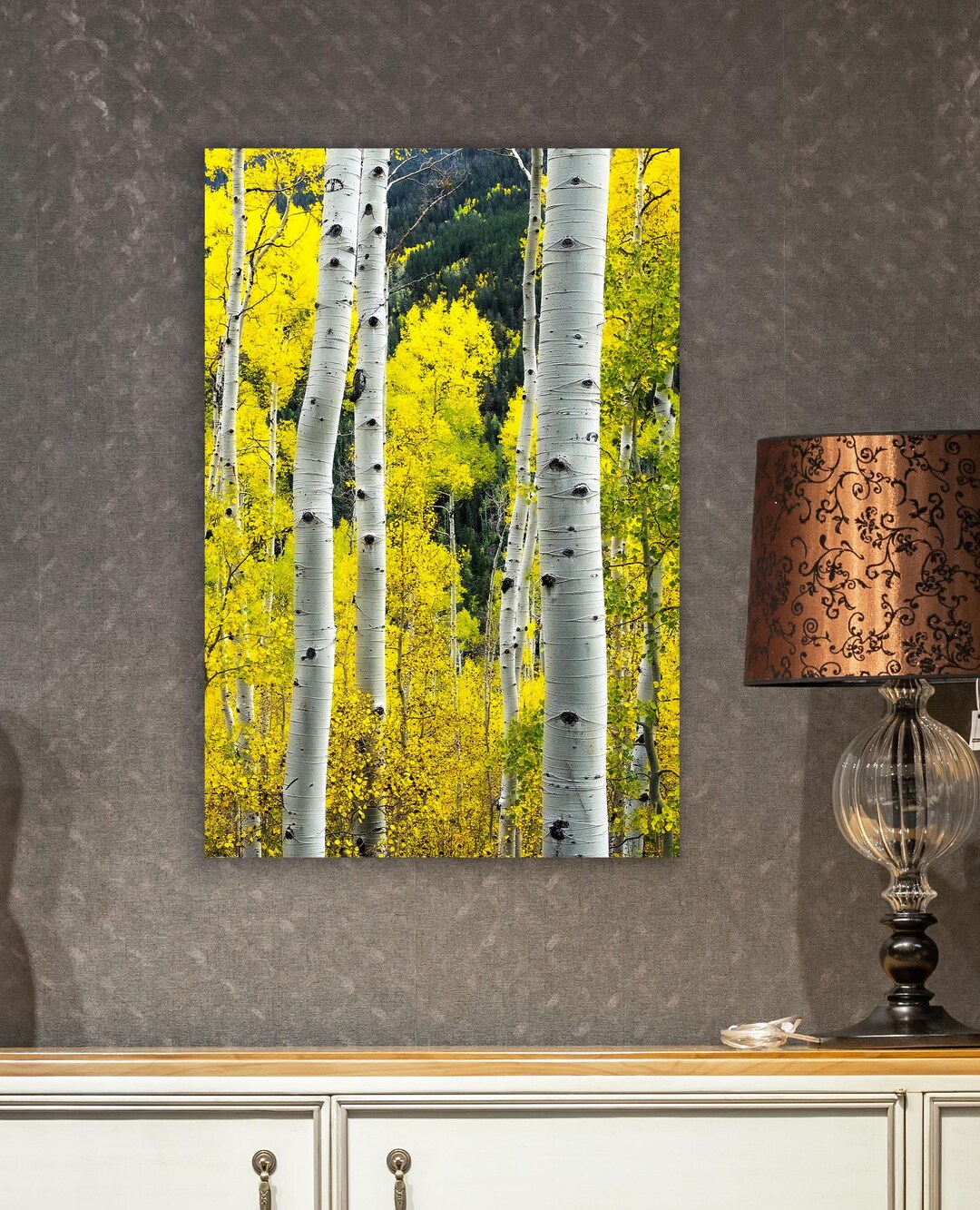 Fall Aspen Tree Canvas Art: Colorado Landscape Photography - Etsy
