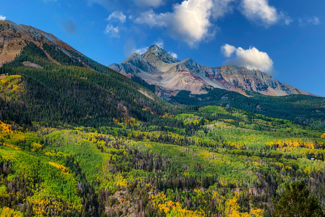 Wilson Peak Picture, Colorado Mountain Wall Art, Telluride Colorado ...