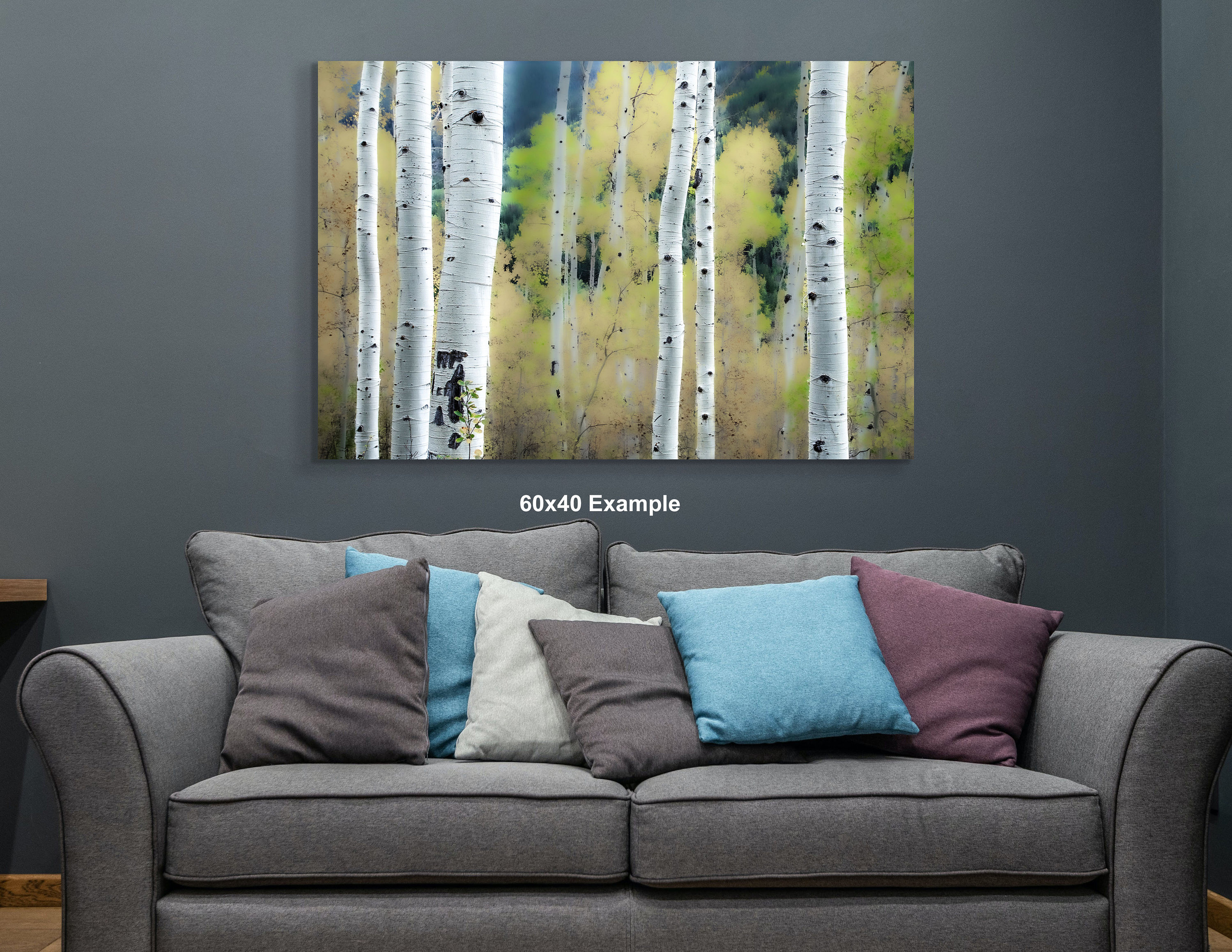 Aspen Tree Wall Art, Birch Tree Picture, Colorado Autumn, Fall Decor ...