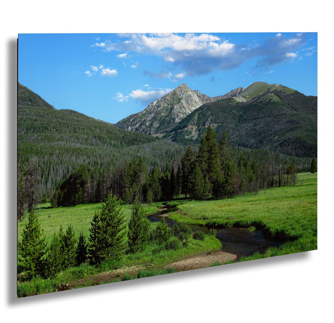Rocky Mountain National Park Print: Colorado River & Baker Mountain - Etsy