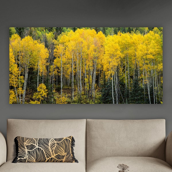 Triptych Aspen Tree - Etsy
