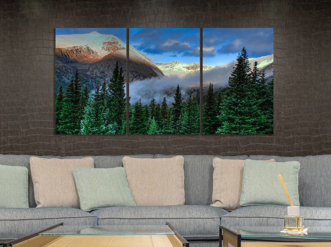 Colorado Wall Art, Mountain Wall Art, 3 Piece Wall Art, Hoosier Pass ...