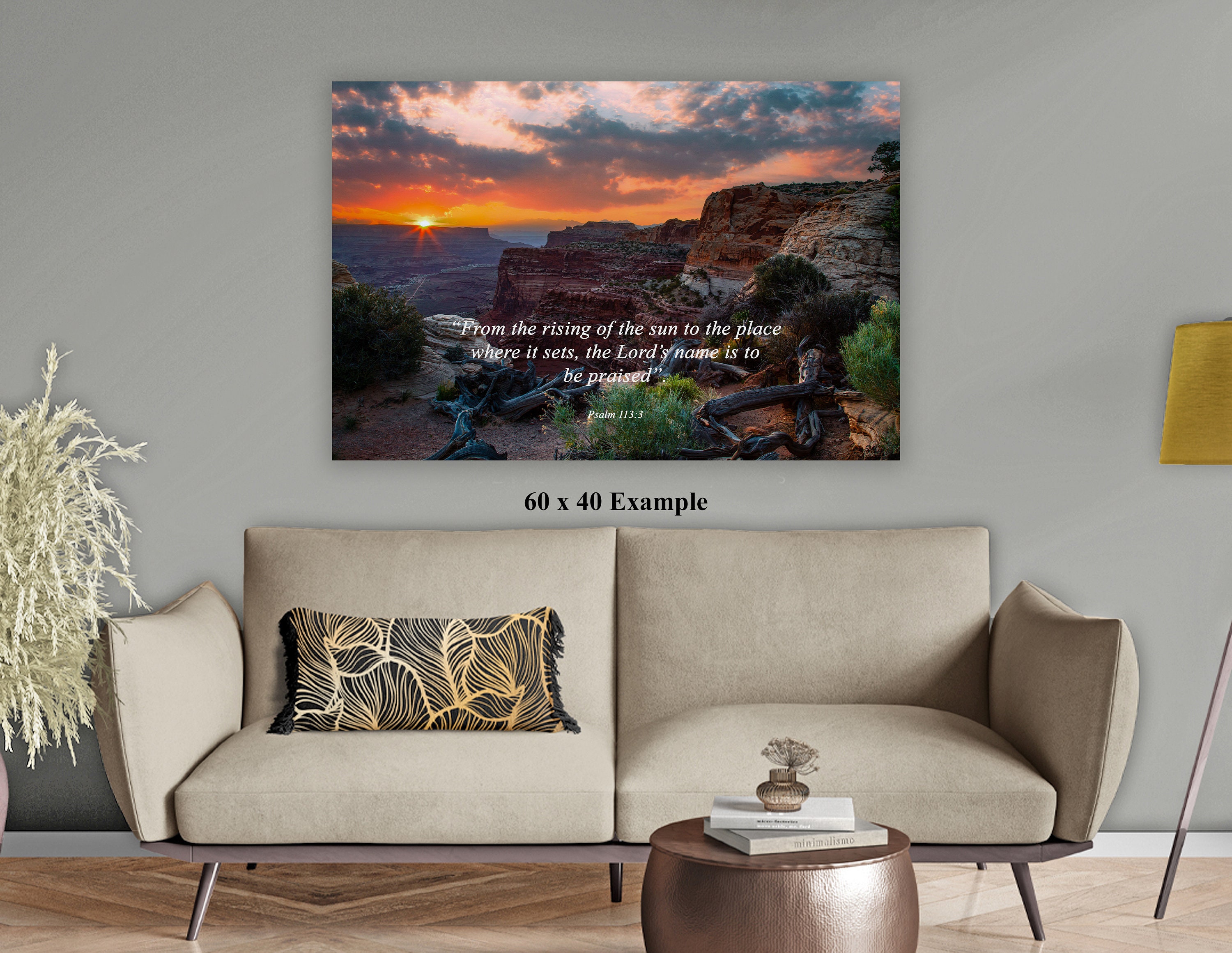 Bible Verse Wall Art, Christian Wall Art, Religious Gifts ...