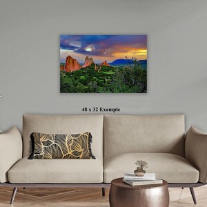 Garden of the God's Landscape, Garden of the God's Sunset Picture on ...