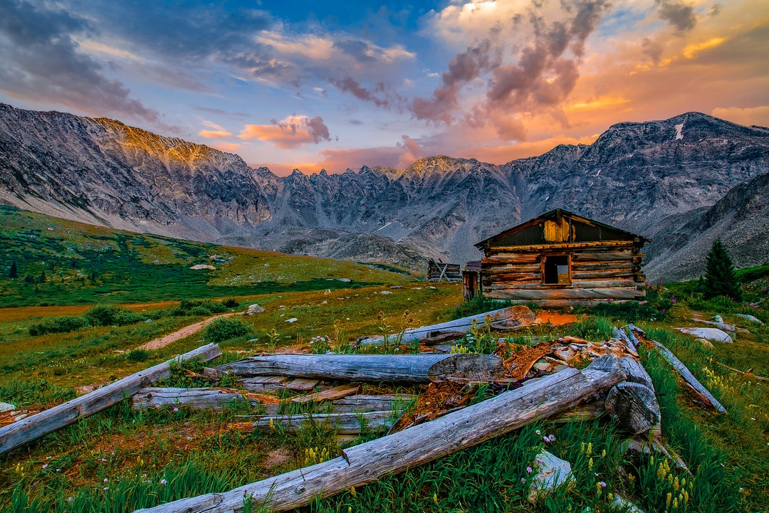 Mayflower Gulch Sunset Print: Leadville Colorado Rocky Mountains - Etsy