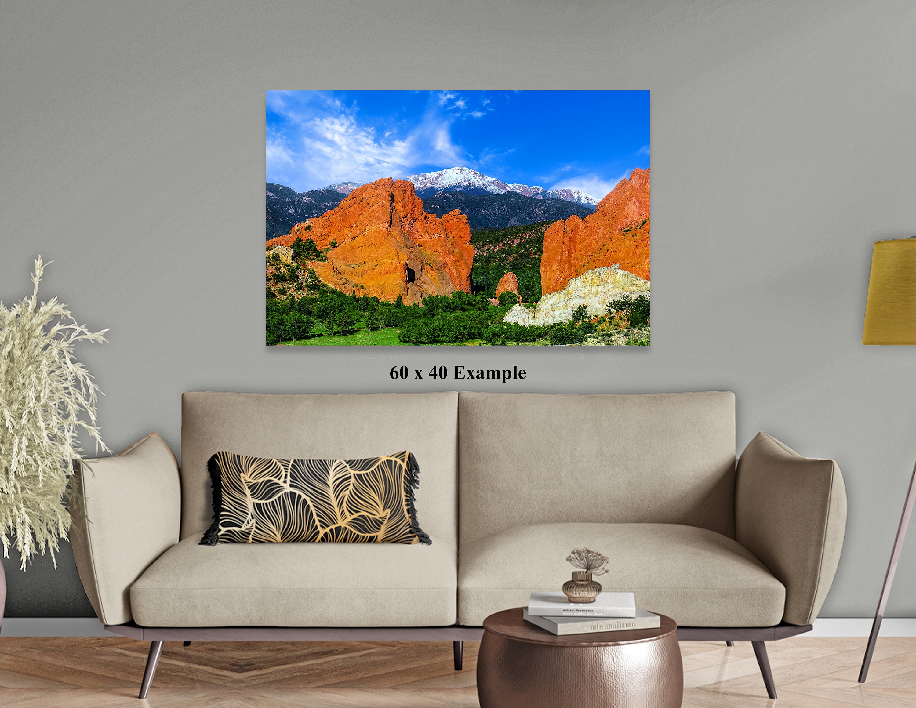 Pikes Peak Picture, Colorado Springs Landscape, Garden of the God's ...