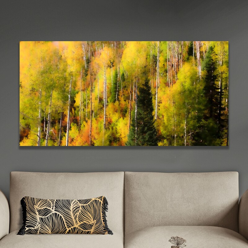 Triptych Aspen Tree - Etsy