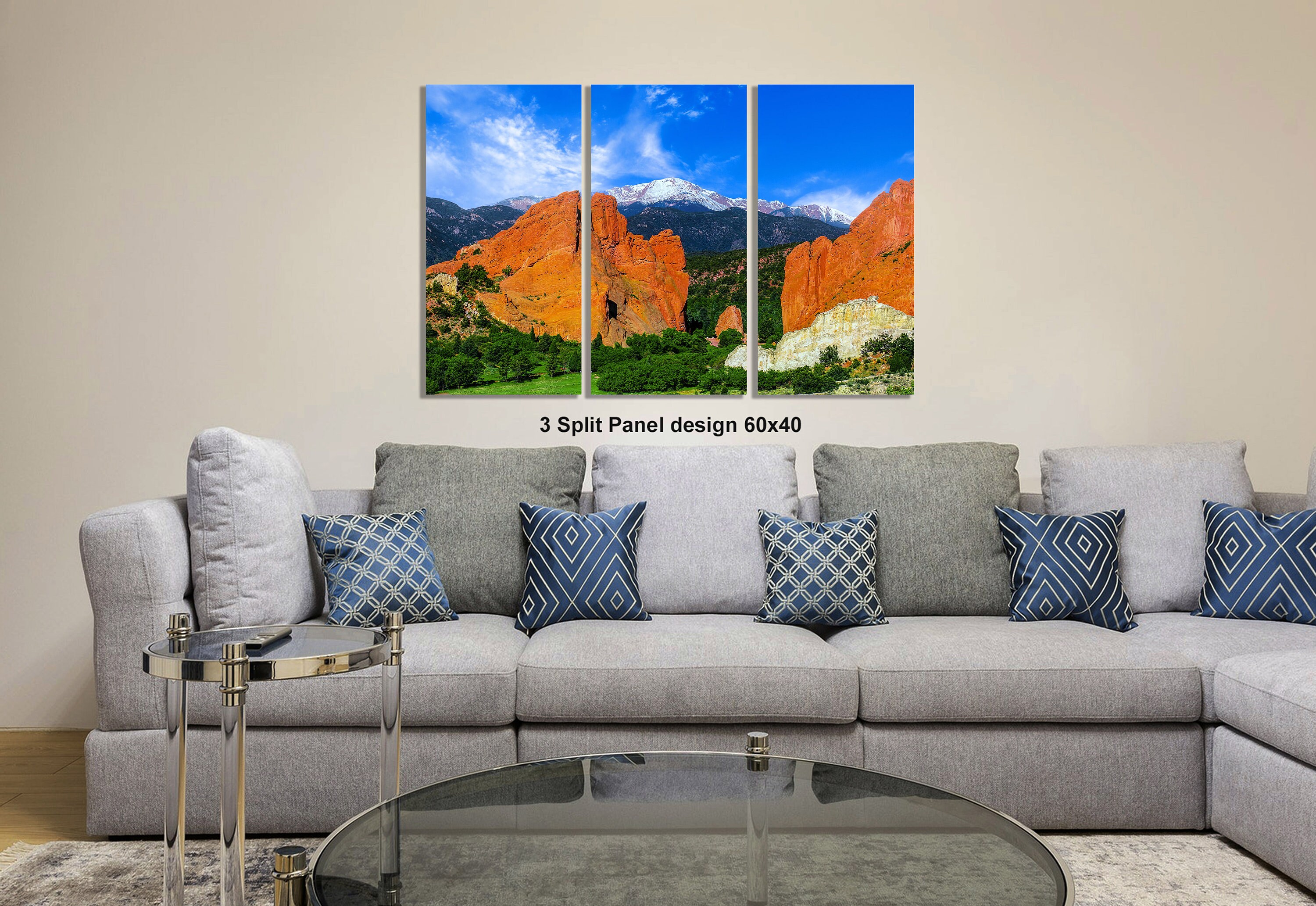 Pikes Peak Picture, Colorado Springs Landscape, Garden of the God's ...