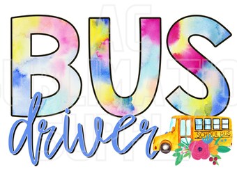 School Bus Word Art - Etsy