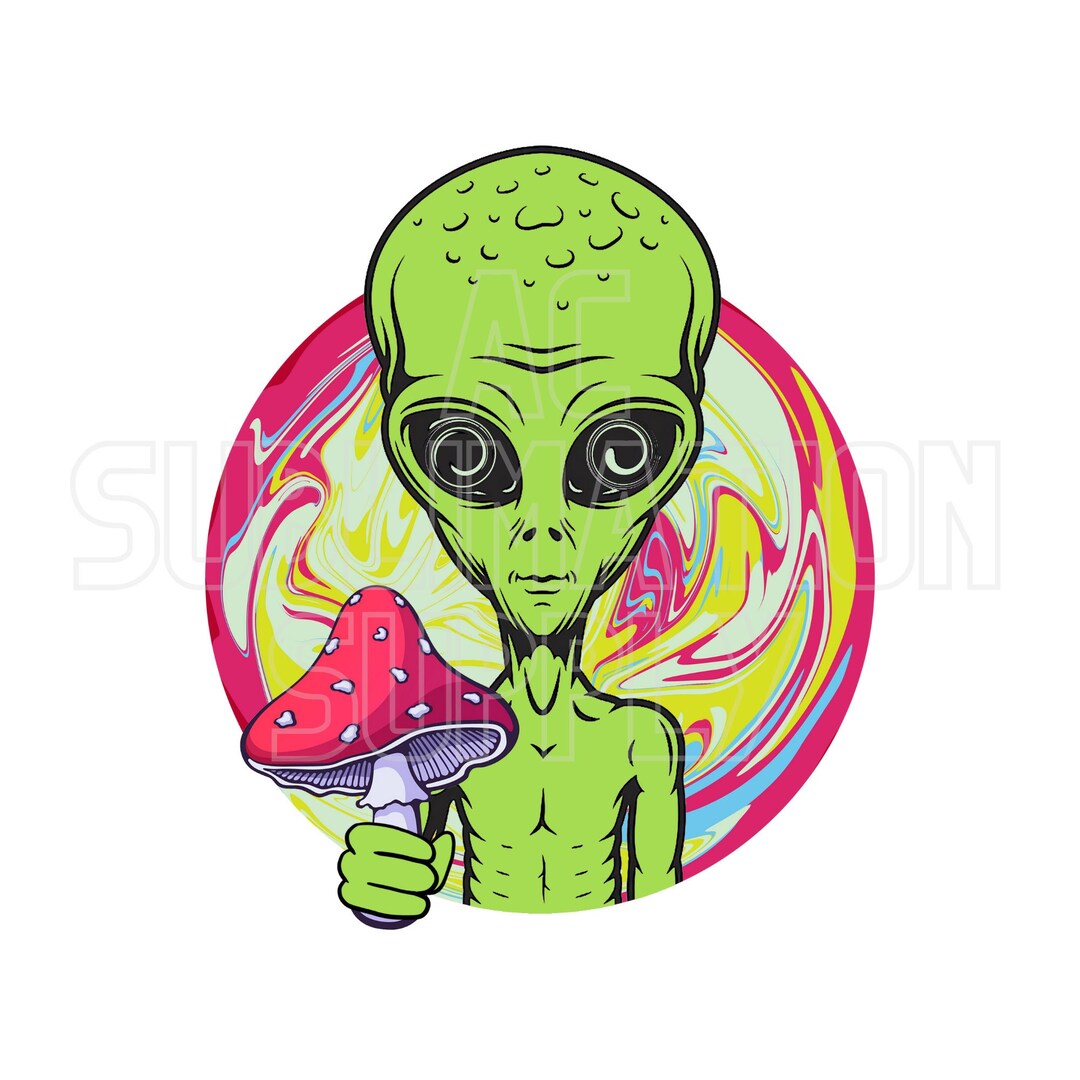 Ready to Press Sublimation Transfers up to 13 X19 Alien Holding ...